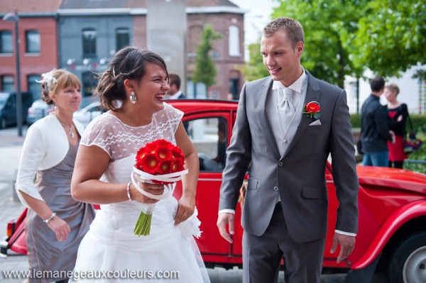 Reportage photo de mariage à Lille et domaine de Ronceval Dottignies